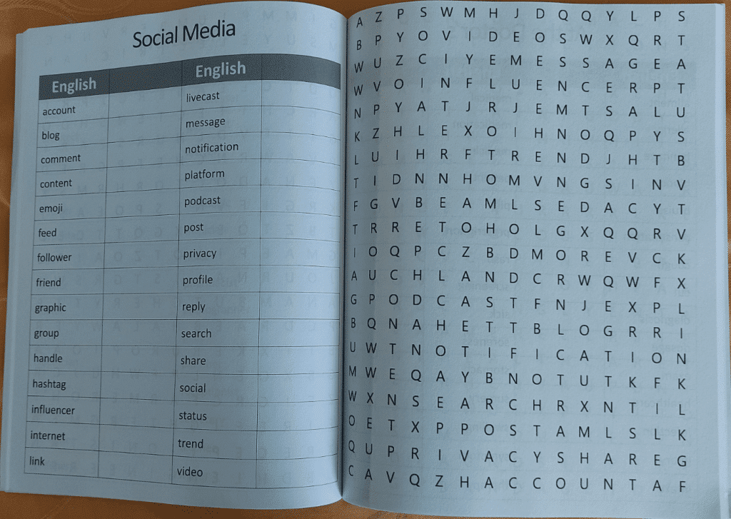 Word Search for Intermediate English Language Learners - Waflob Designs